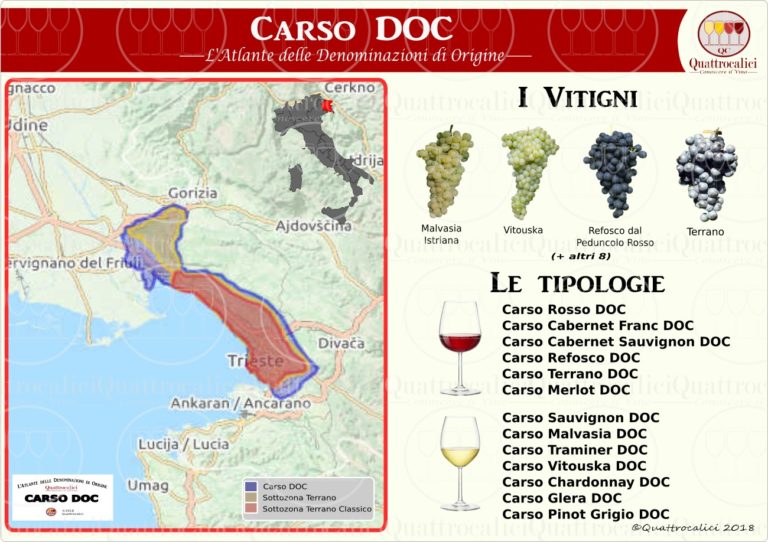 Carso DOC - Quattrocalici - Tutte le DOC della regione Friuli-Venezia ...