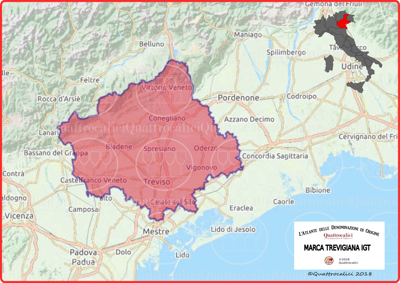 Marca Trevigiana Igt Quattrocalici Tutte Le Igt Della Regione Veneto