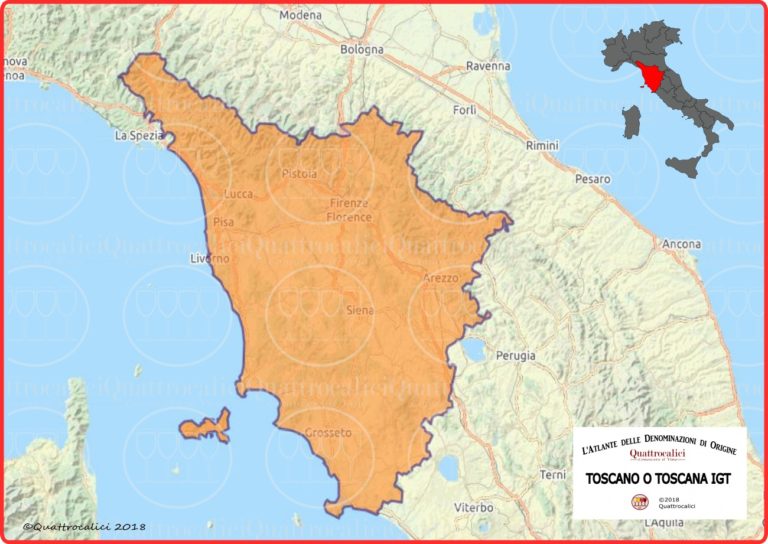 Toscano o Toscana IGT - Quattrocalici - Tutte le IGT della regione Toscana