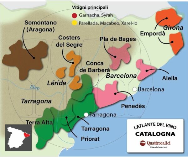 Catalogna - Le Regioni del Vino - Quattrocalici